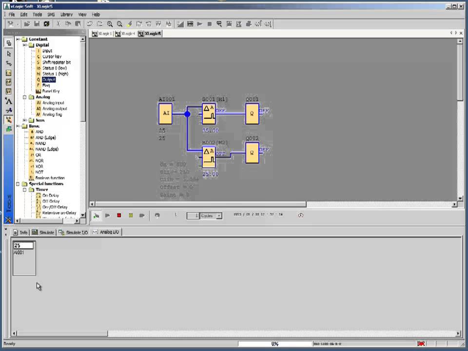 3 analoga IO rs-vippa hållkrets - YouTube
