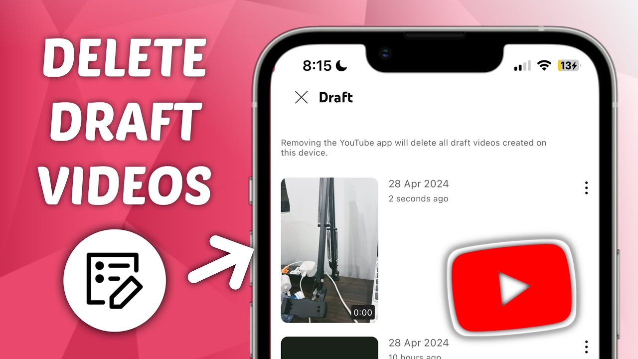 How to Delete Draft Videos on YouTube - Quick and Easy Guide! - YouTube