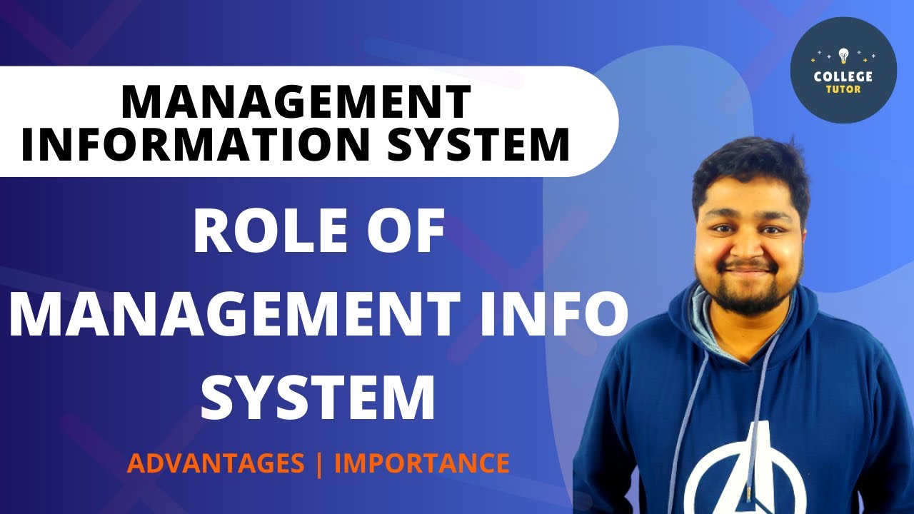 Role Of Management Information System MIS And Management Efficiency Role Of Management Information System MIS And Management Efficiency