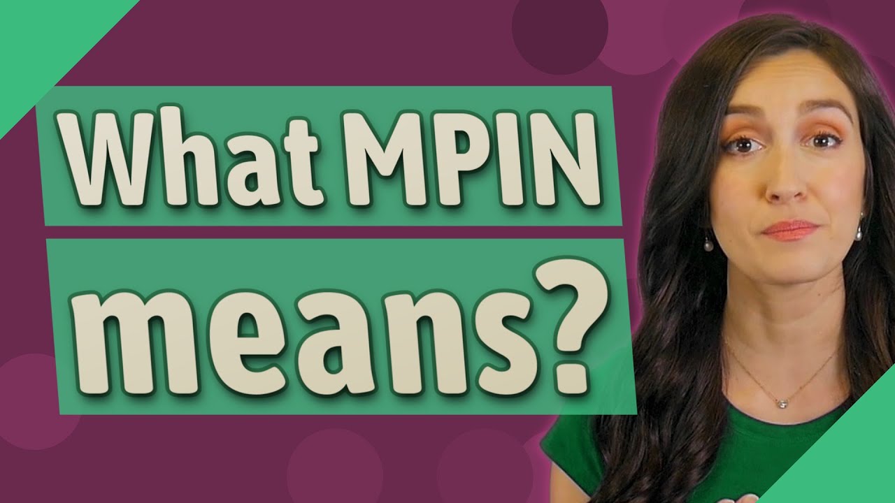 What MPIN means? - YouTube