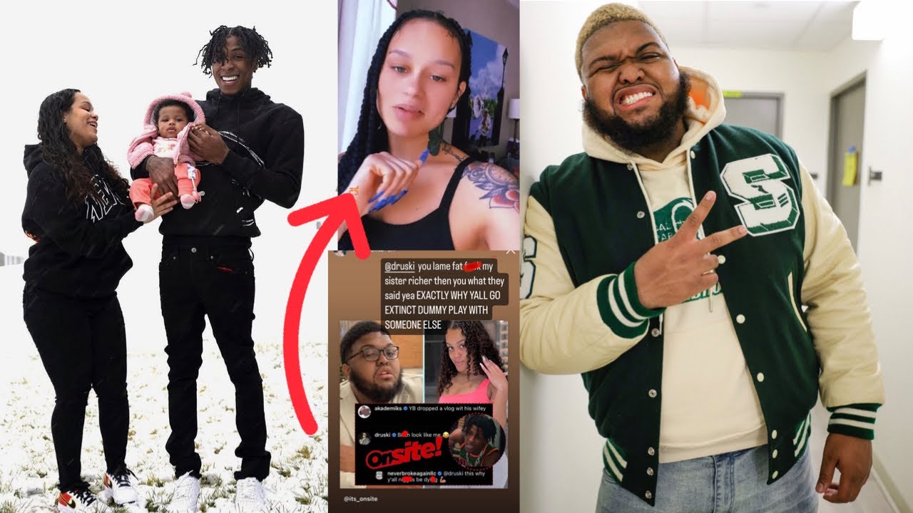 NBA YoungBoy GF Jaz Sister Goes Off On Druski For Clowning Her Sister😱😳 ...