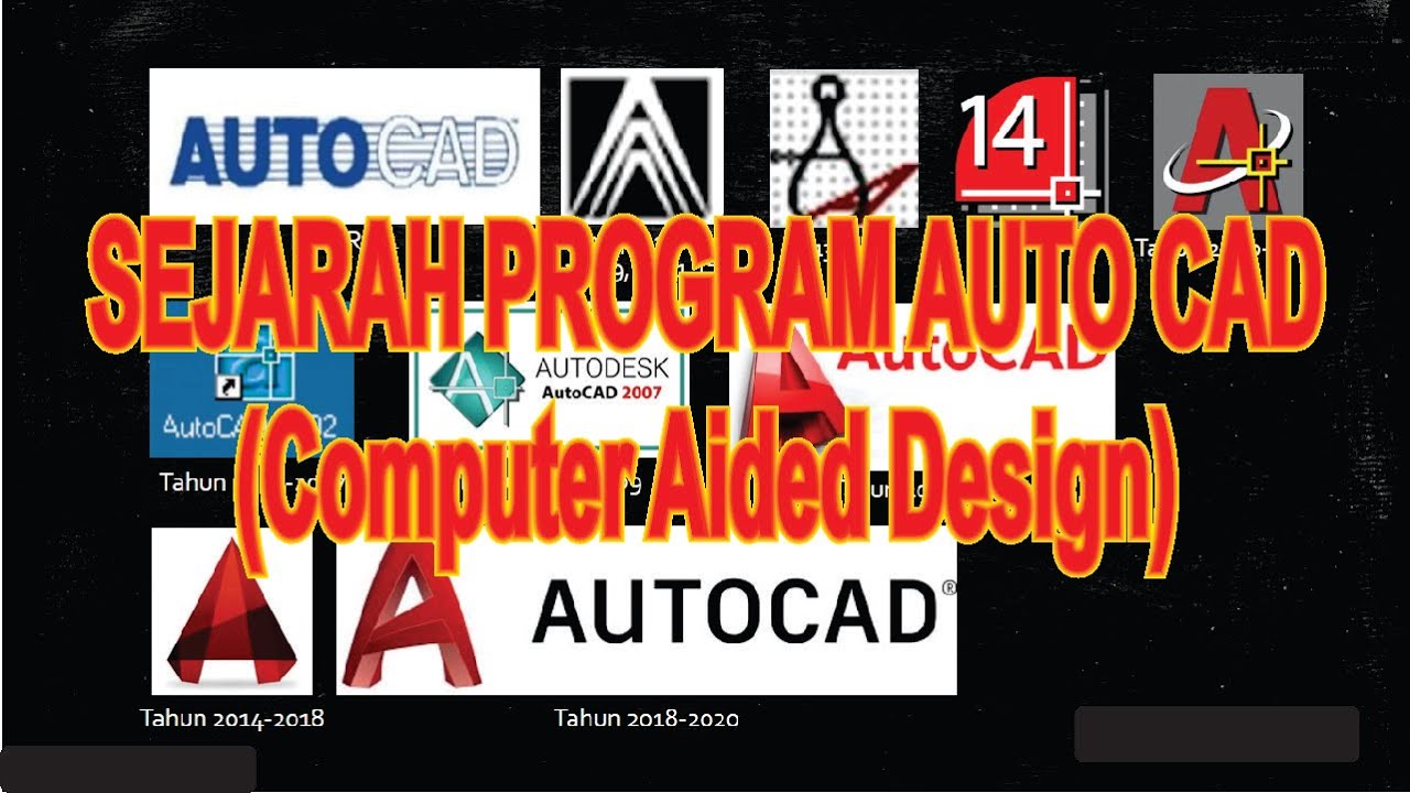 Tutorial AutoCAD || Sejarah Program Auto CAD - YouTube