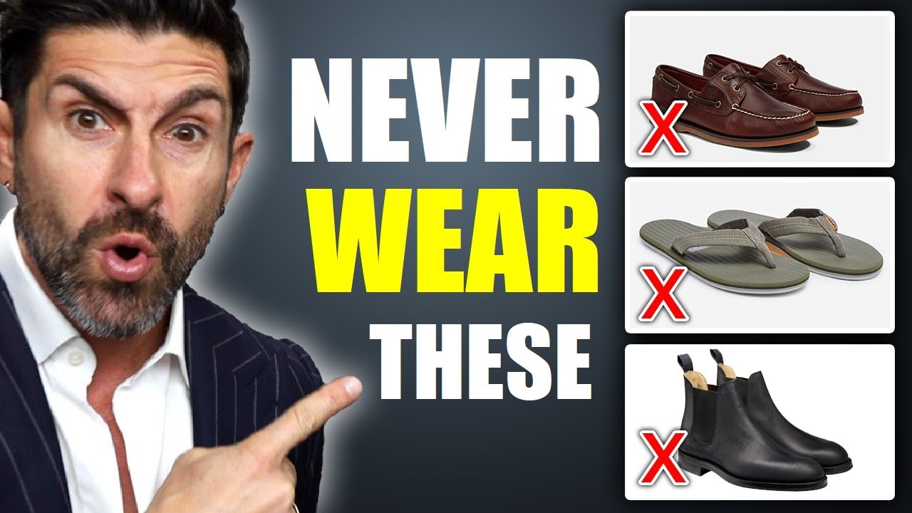 10 Shoes "Good Looking" Guys NEVER Wear! @alpham