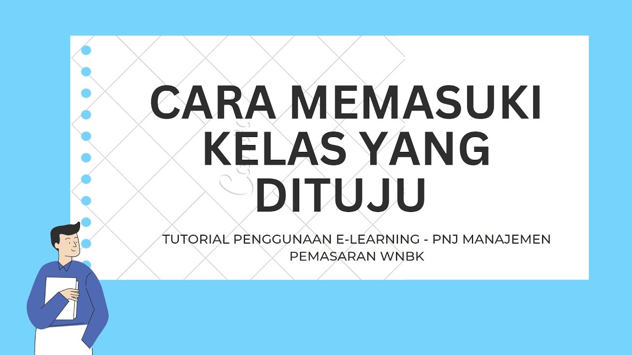 Video Tutorial Penggunaan E-learning bagi Mahasiswa - Cara Untuk Memasuki Mata Kuliah yang ...