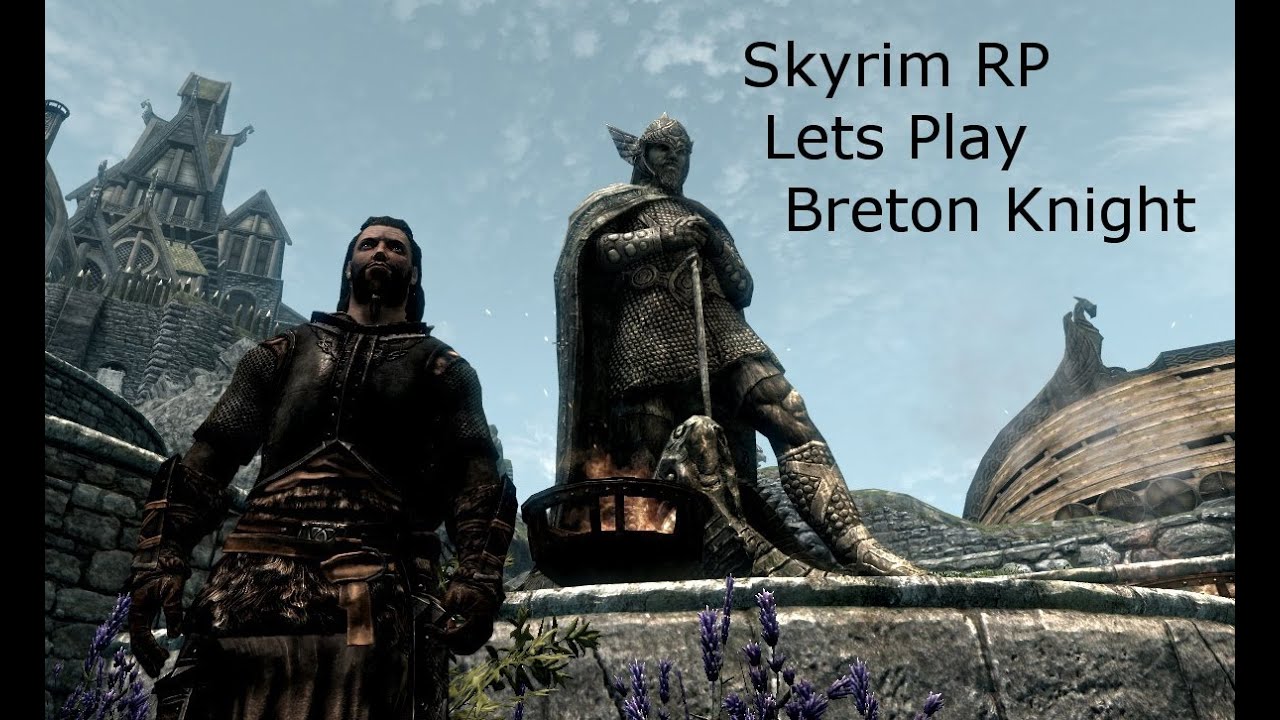 Modded Skyrim Breton Knight Lets Play Ch.1 Introduction - YouTube