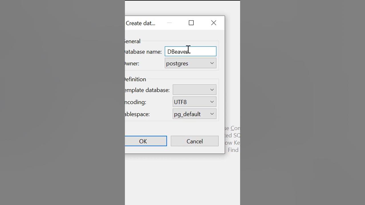 How To Create And Access Postgresql Database Using Dbeaver Best Postgresql Tutorial Shorts