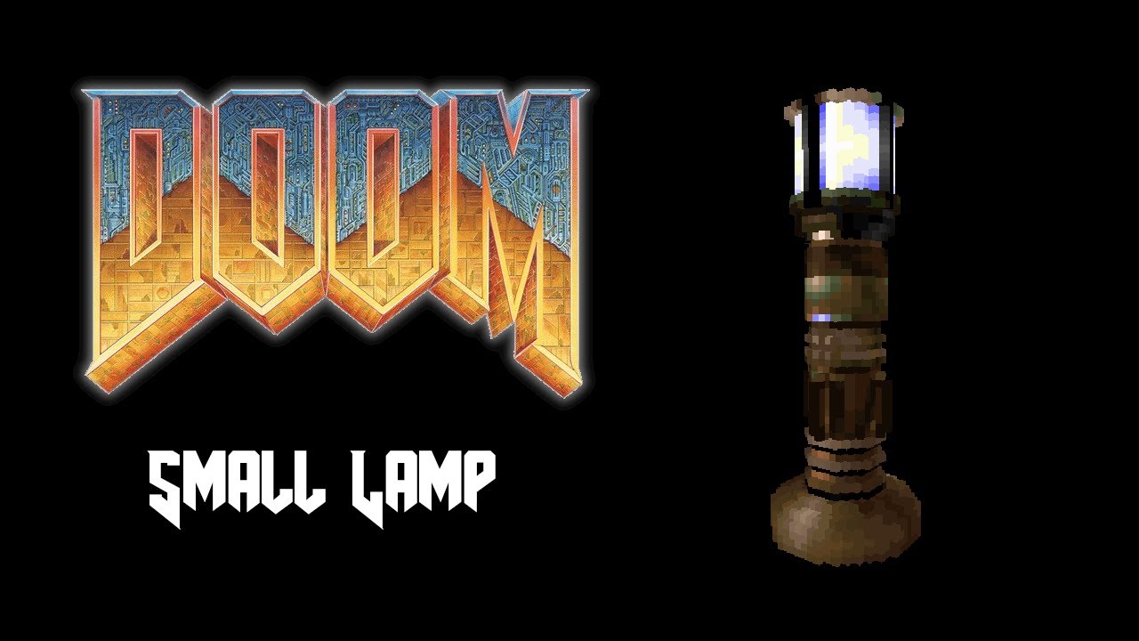 Voxel Time Lapse - Small Lamp from Doom II - YouTube