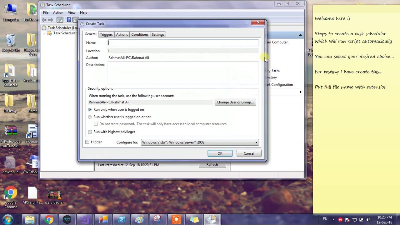 How To Automatically Run A Program How To Use Task Scheduler Youtube 7573