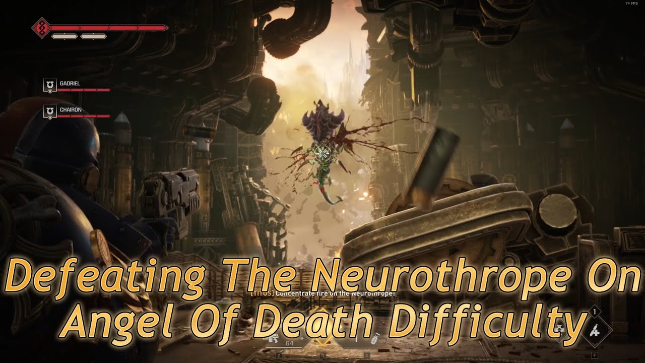 Warhammer 40k Space Marine 2 - Defeat The Neurothrope Angel Of Death ...