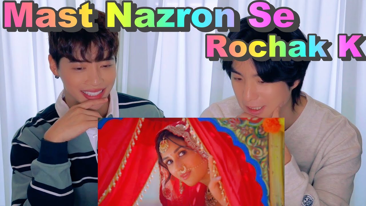 Korean singers' reactions to the Indian MV of a couple who fell in luv ...