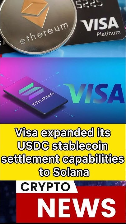 Visa expanded its USDC stablecoin settlement capabilities to Solana,#viral #bitcoin #crypto # ...