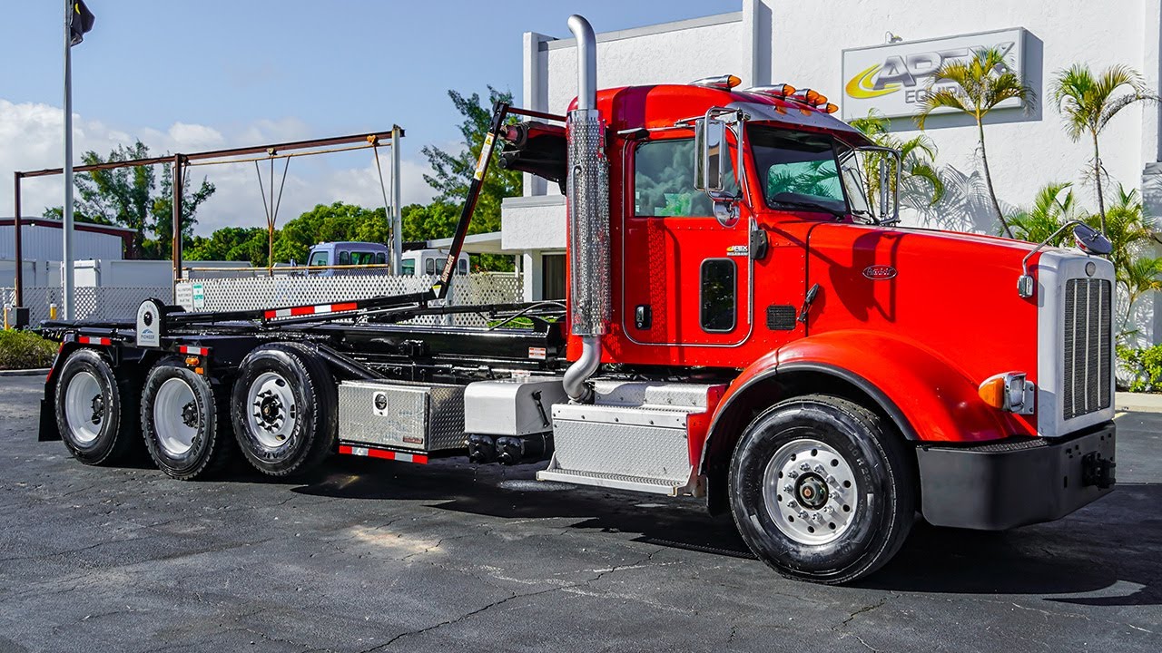 2014 Peterbilt 365 Roll Off Truck - YouTube