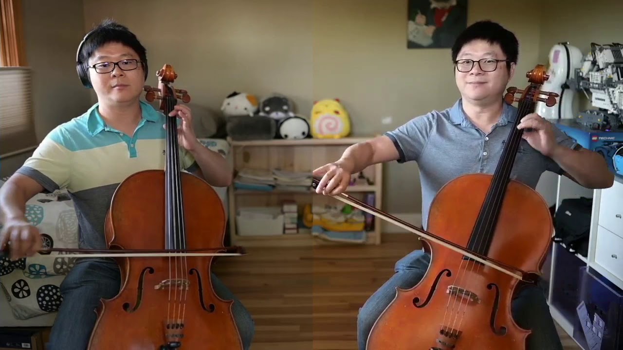 Adult beginner cello student 1 year progress video. - YouTube