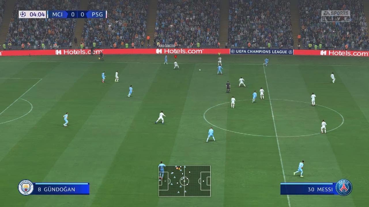 [PS5] 피파22 초보 챔스모드 PSG vs MCI - YouTube