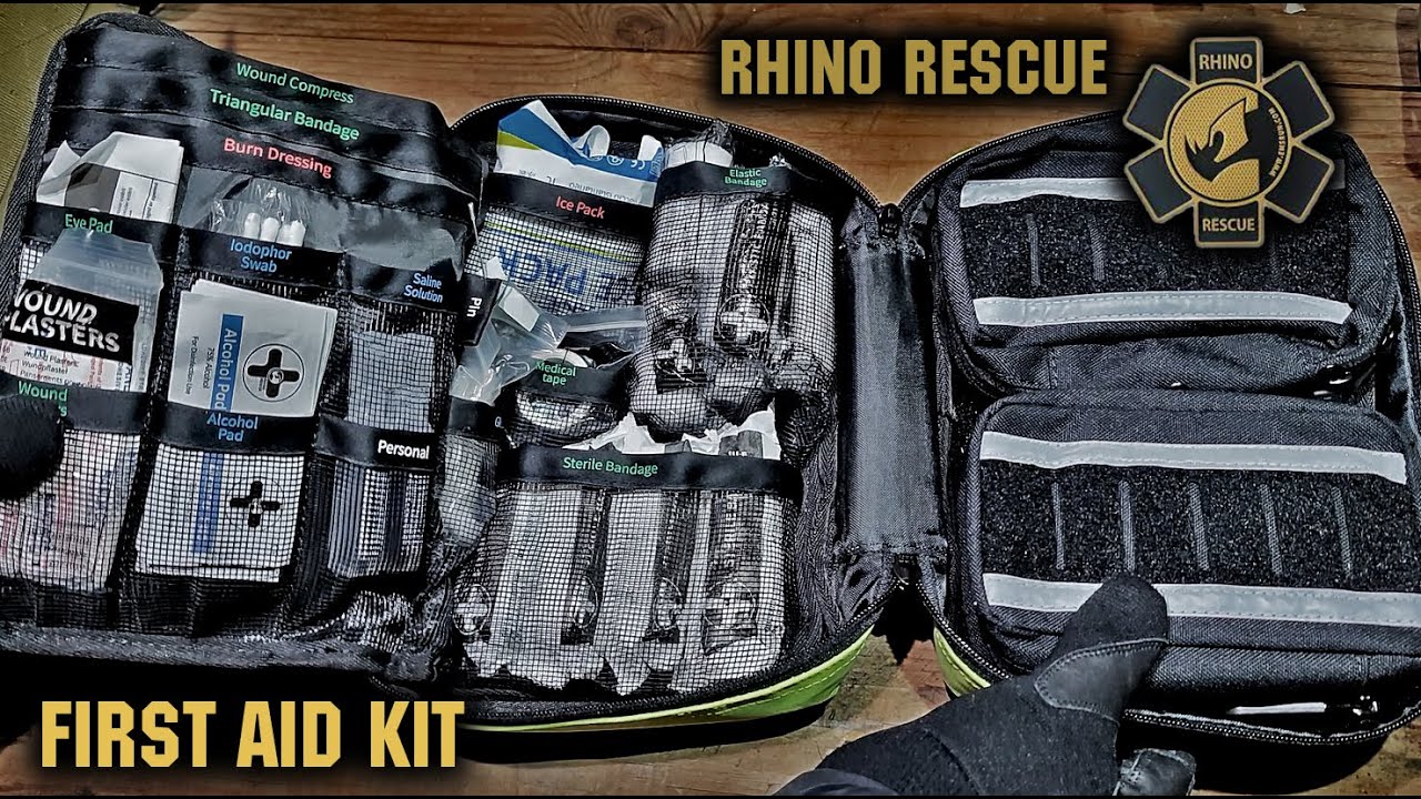 Гражданская аптечка Rhino Rescue/First Aid Kit/Survival kit - YouTube