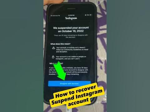 How to recover suspended Instagram account 2023 - YouTube