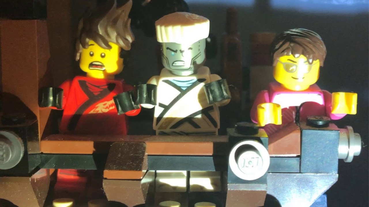 Ninja go March of the Oni Cole falls stop motion - YouTube