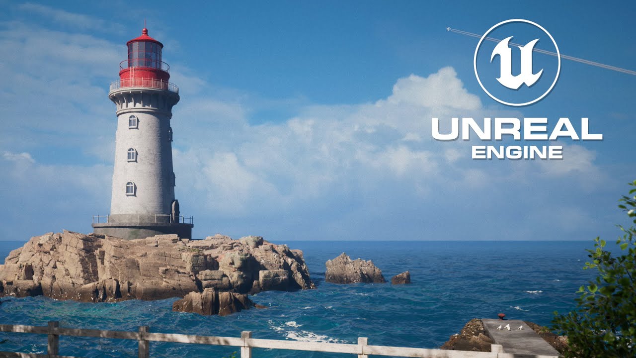 Lighthouse | Unreal Engine 5.2 / Blender / Substance 3D Painter - YouTube