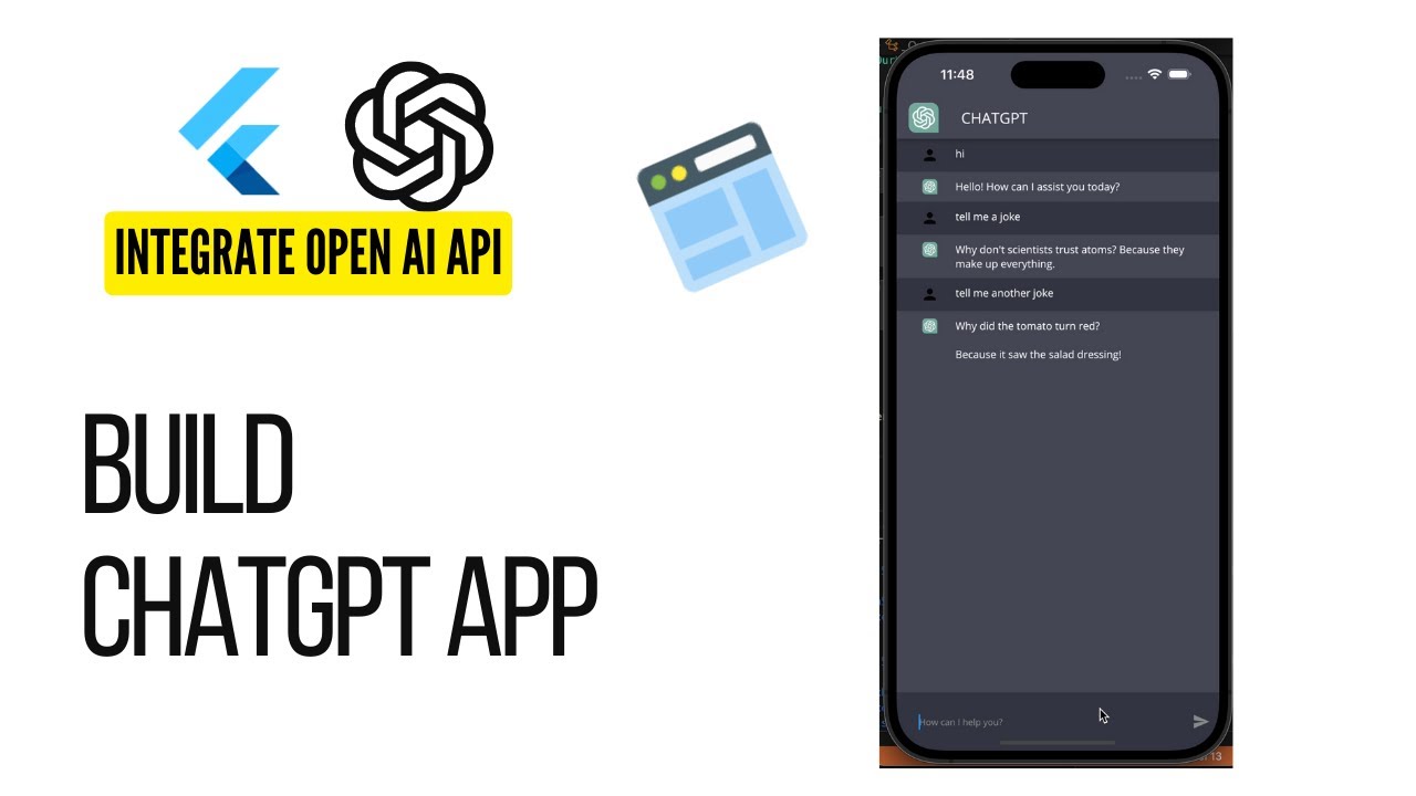 Build Chatgpt App In Flutter Learn About Apis Flutter Youtube