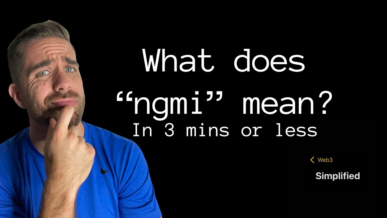 What does "ngmi" mean? | NFTs, Cryptocurrency, and the Metaverse ...