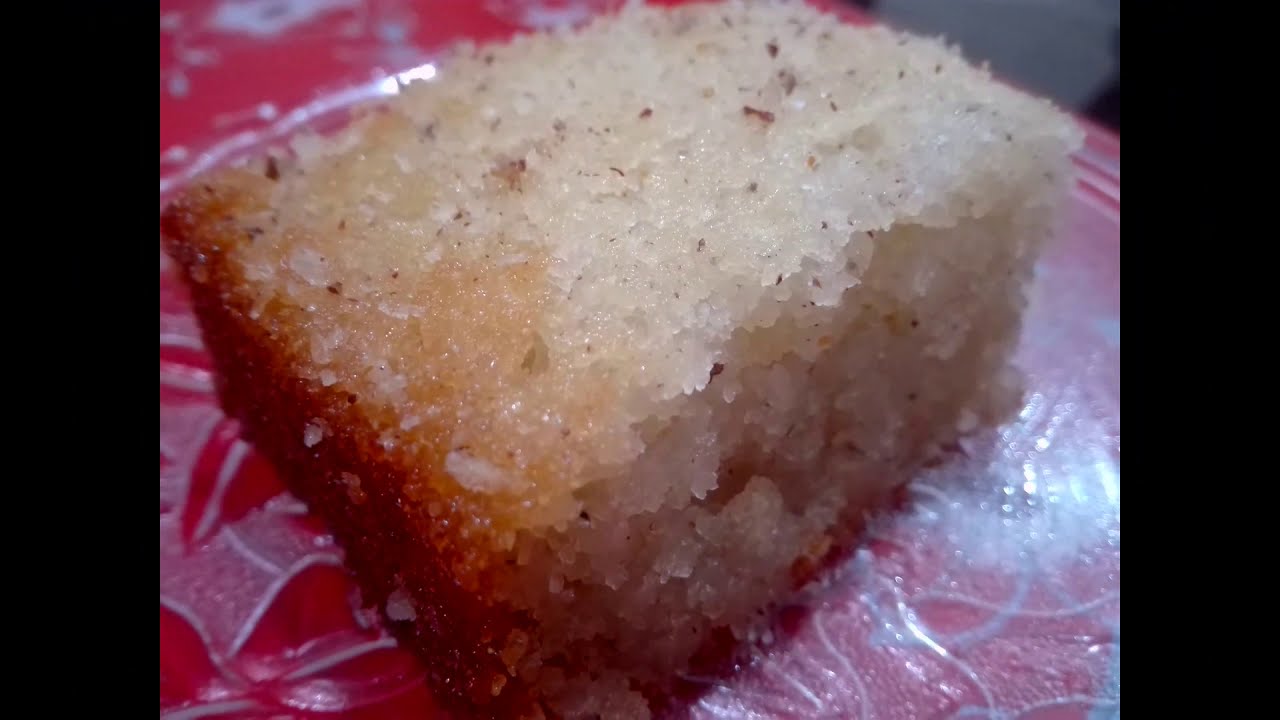 Coconut Basbousa Arabic sweet cake - YouTube