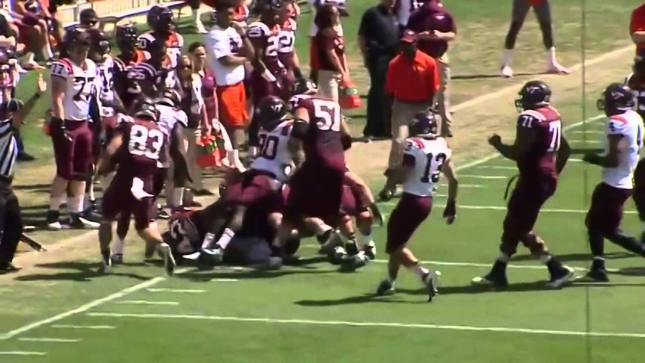 Virginia Tech Hokies Full Spring Football GAME HD 2014 - YouTube