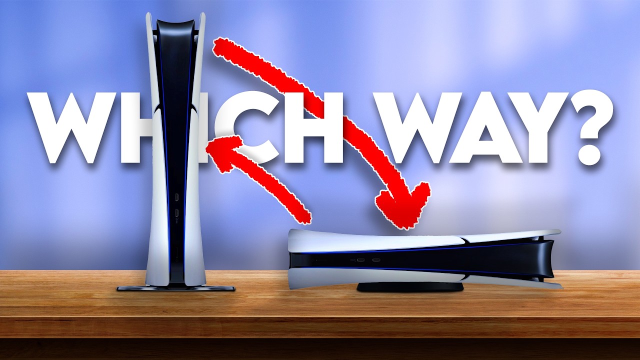 Which way should you put your PS5? Orientation options EXPLAINED - YouTube