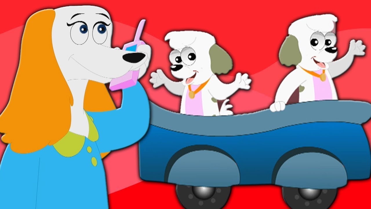 Пять маленьких щенков Детские рифмы Детская песня маленьких щенко Rhyme ...