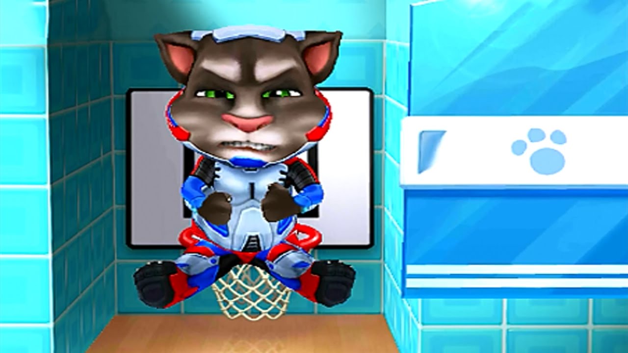 My Talking Tom Gameplay Makeover for Children - YouTube