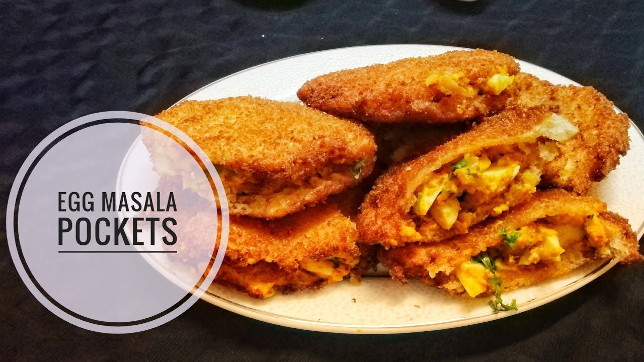Egg masala pockets | snack |iftar - YouTube