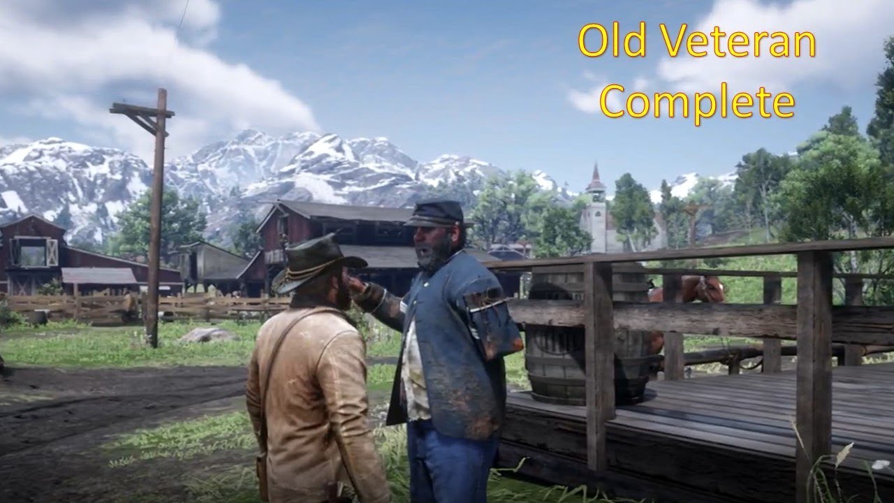 Red Dead Redemption 2: Homeless Veteran Interactions - YouTube