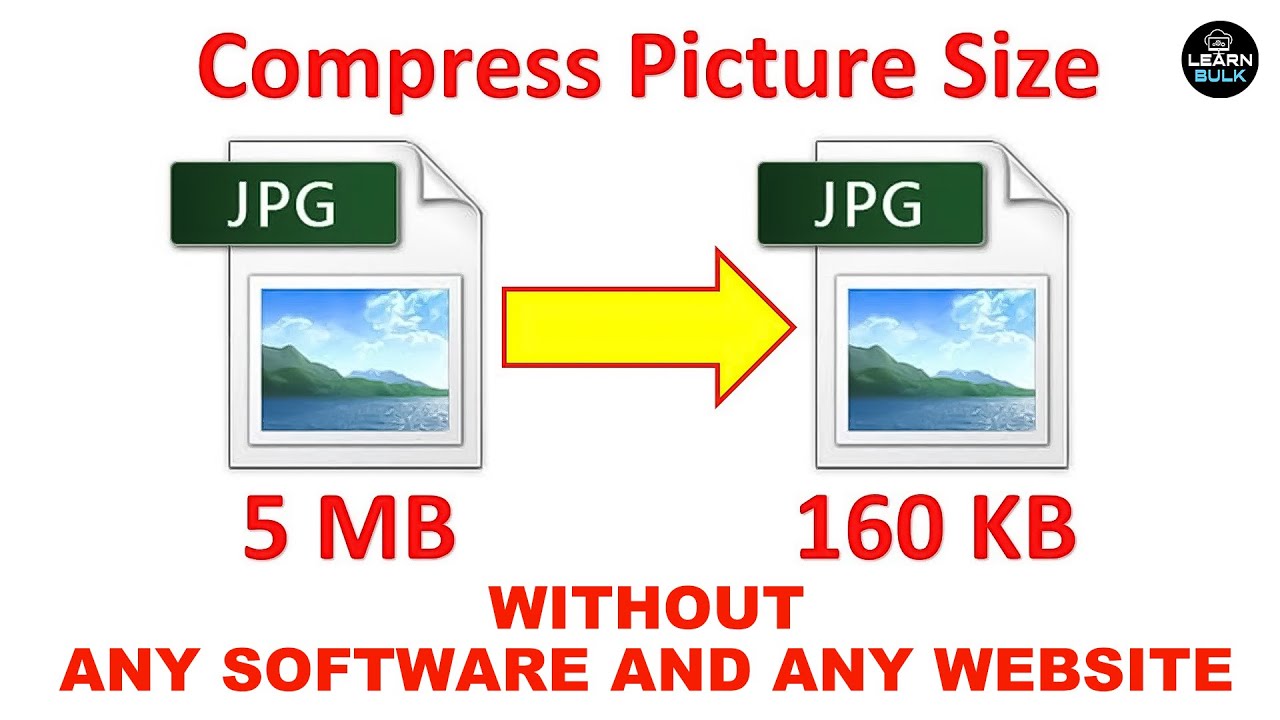 How To Reduce Photo Size Less Than 20 KB 10 Kb 100 KB Learn Bulk YouTube How To Reduce Photo Size Less Than 20 KB 10 Kb 100 KB Learn Bulk YouTube