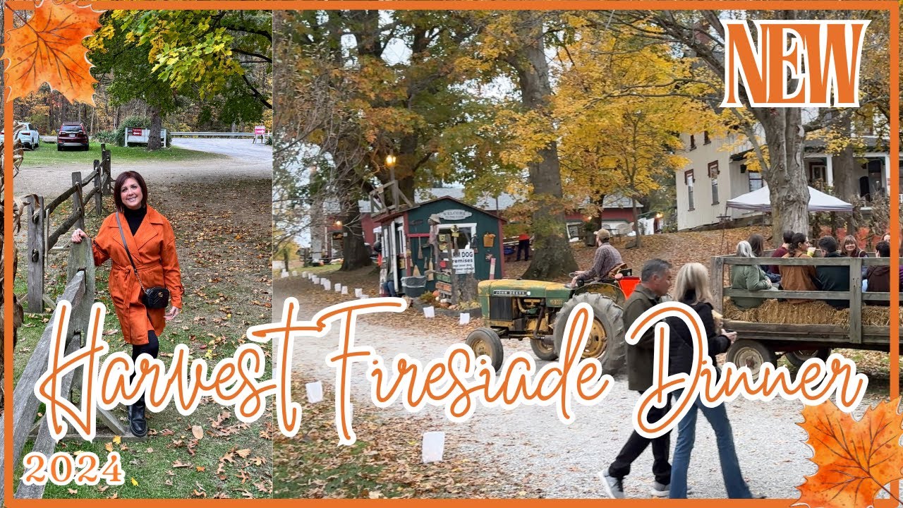 🍁Autumn Harvest Ambience | Fireside Dinner - YouTube
