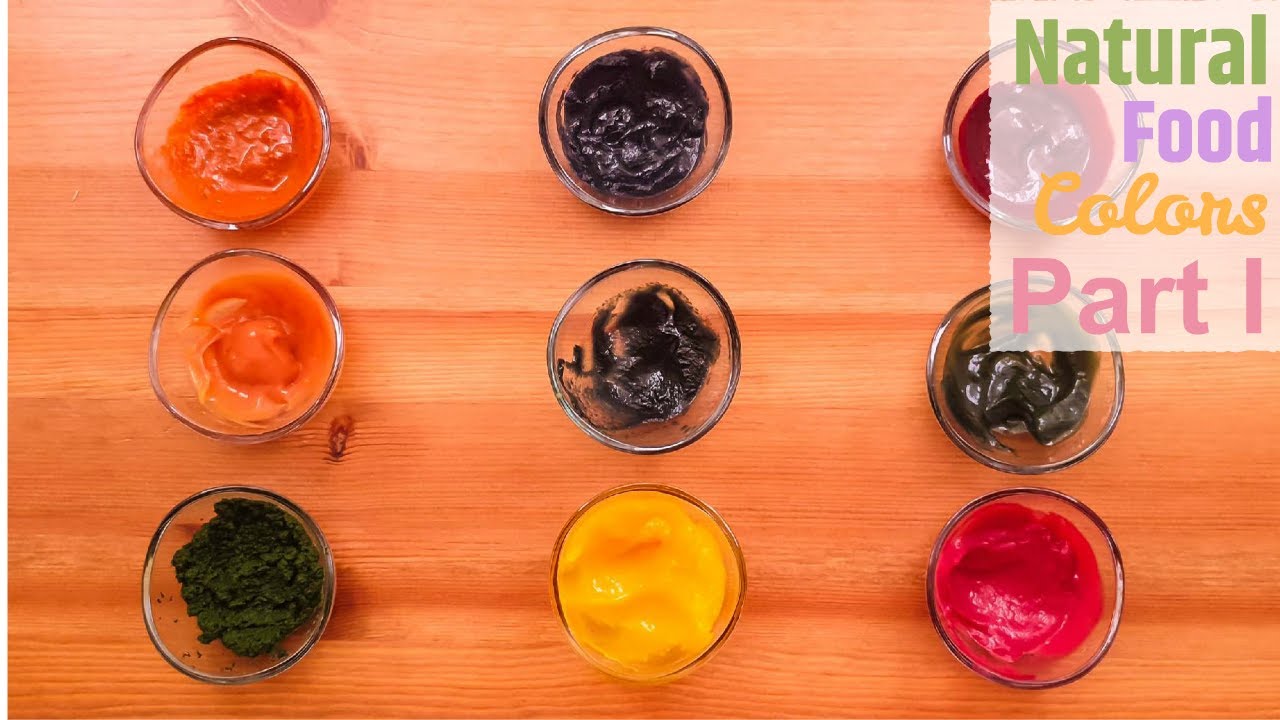 Natural Food Colors Part I – Green, Purple, Pink - Tipps & Tricks - YouTube