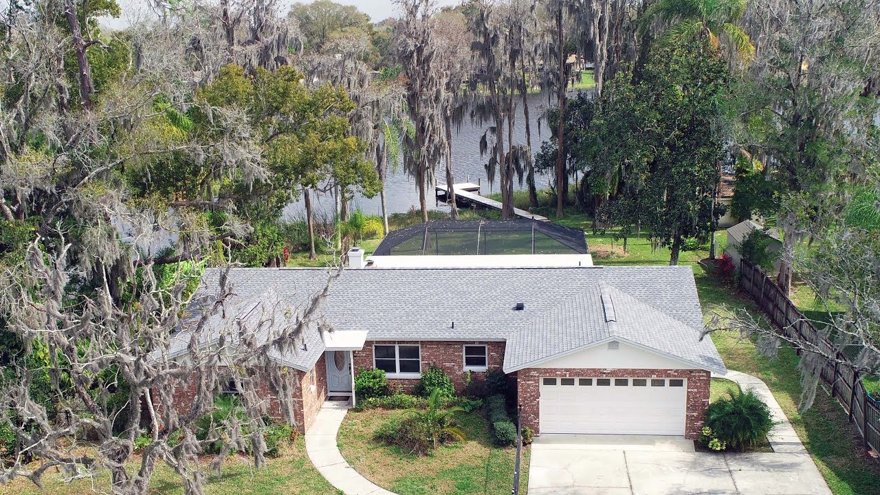 Real Estate with Lake View Drone Video, Lutz FL - YouTube