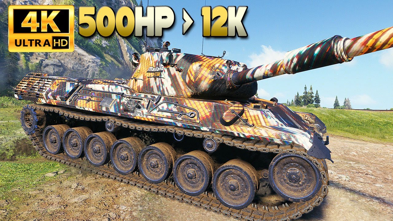 Leopard 1: Amazing game with only 500hp left - World of Tanks - YouTube
