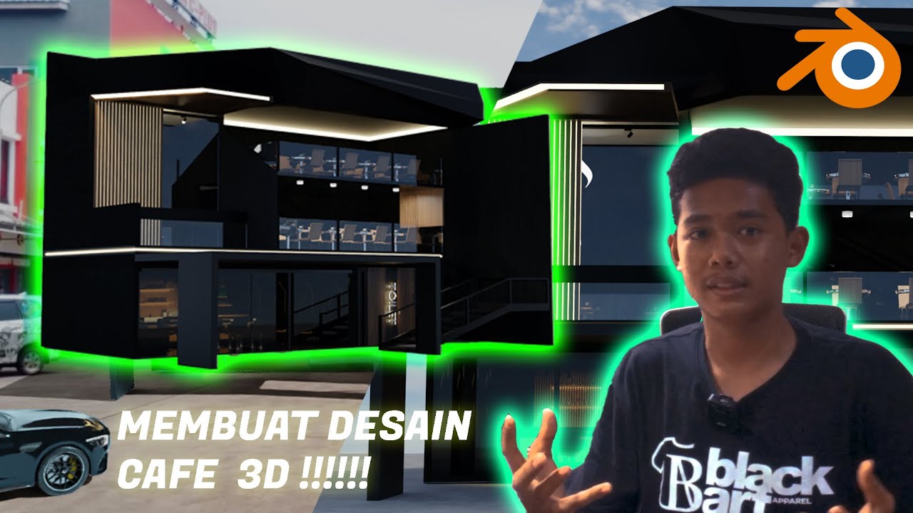 Membuat Desain Cafe Elegan Di Aplikasi Blender 3D !!!!!!! - YouTube