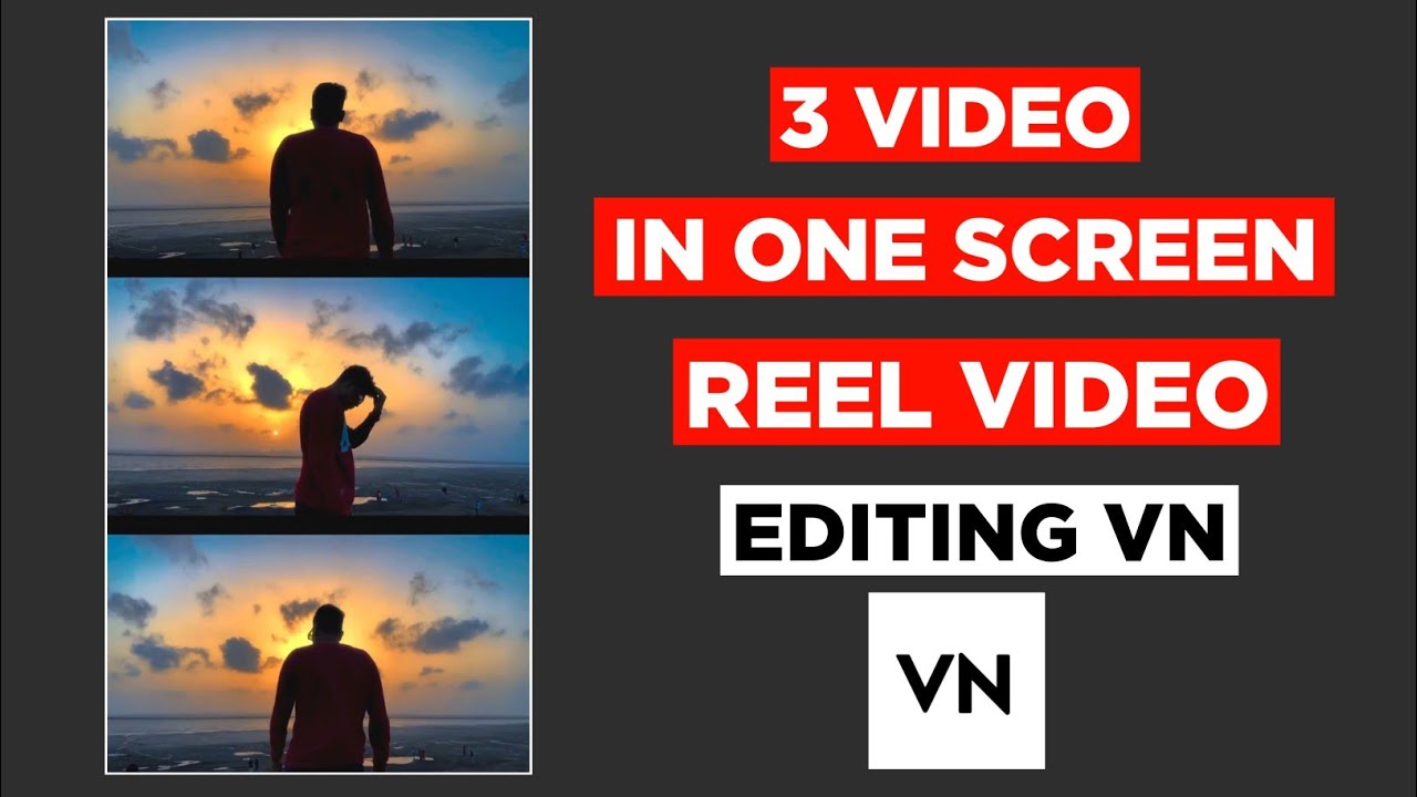 Trending 3 Video Editing In One Screen Instagram Reel | How To Create 3 ...