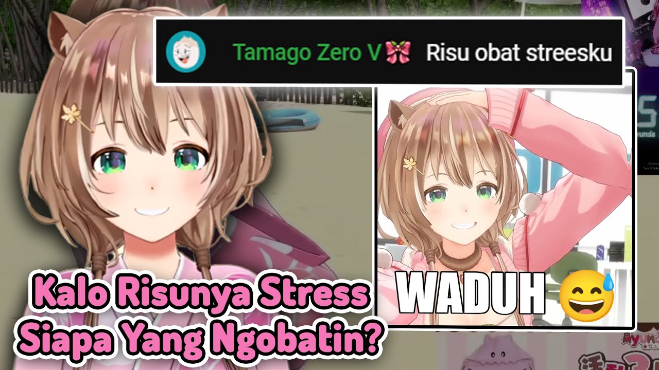 Risuners Kalo Stress Obatnya Risu, Sedangkan Risunya Sendiri... [Ayunda Risu/Hololive ID] - YouTube