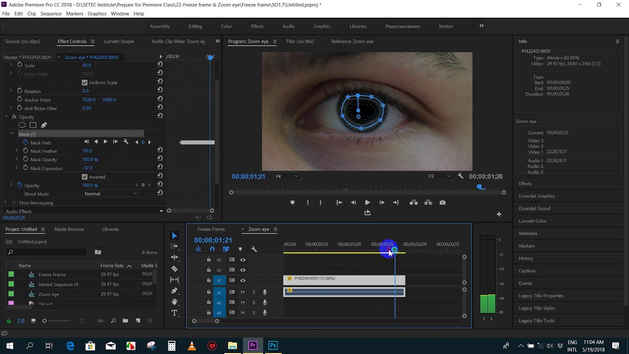 Technic Zoom eye - YouTube