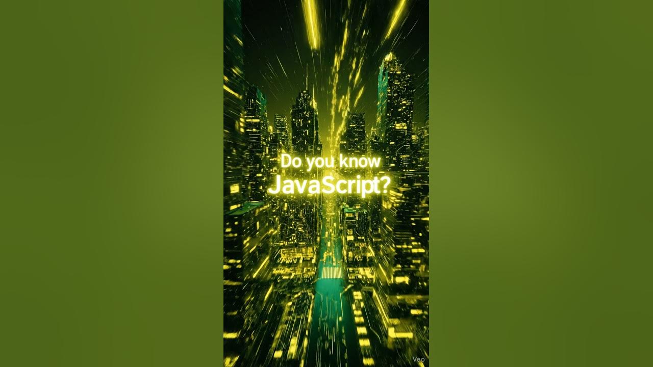 Do you know JavaScript? - YouTube