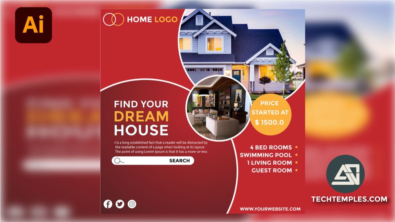 Creating a Professional Banner Design in Adobe Illustrator - YouTube