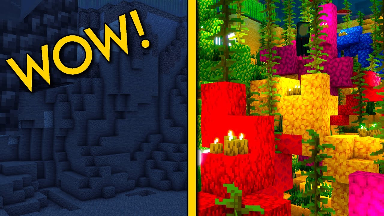 Building a Coral Reef... from SCRATCH! (Minecraft) - YouTube