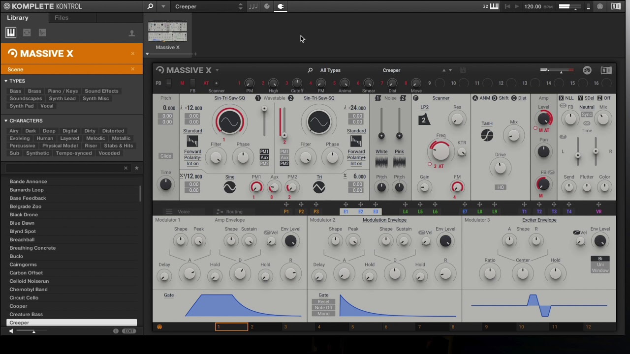 MASSIV X EXPANSION SCENE FROM NATIVE INSTRUMENTS - YouTube