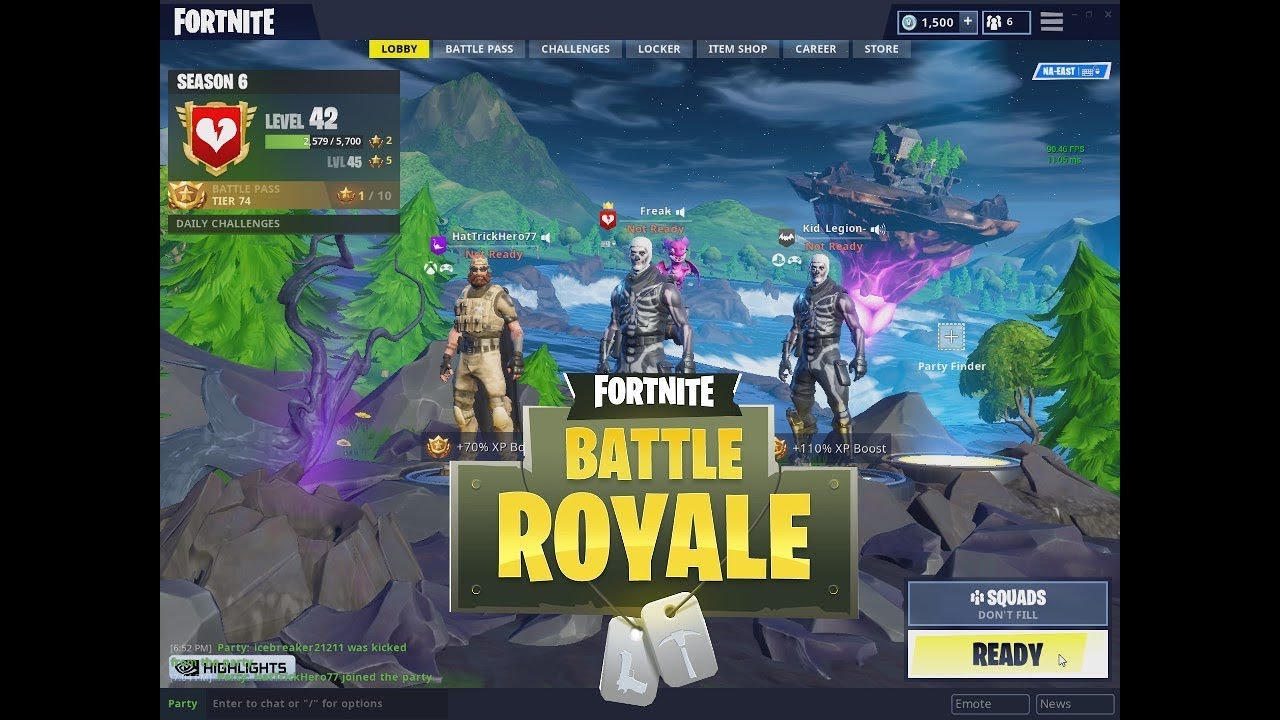 Pre-Game Lobby Things | Fortnite Highlights and Funny Moments - YouTube