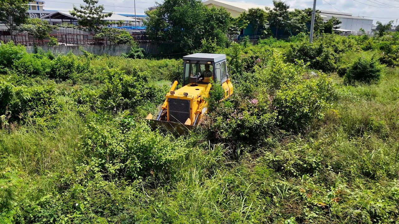 Amazing New Bulldozer!! To Heal The Land By Skills Dozer Clear Grass ...