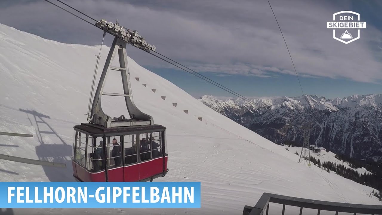 Fellhorn-Gipfelbahn in Oberstdorf - YouTube