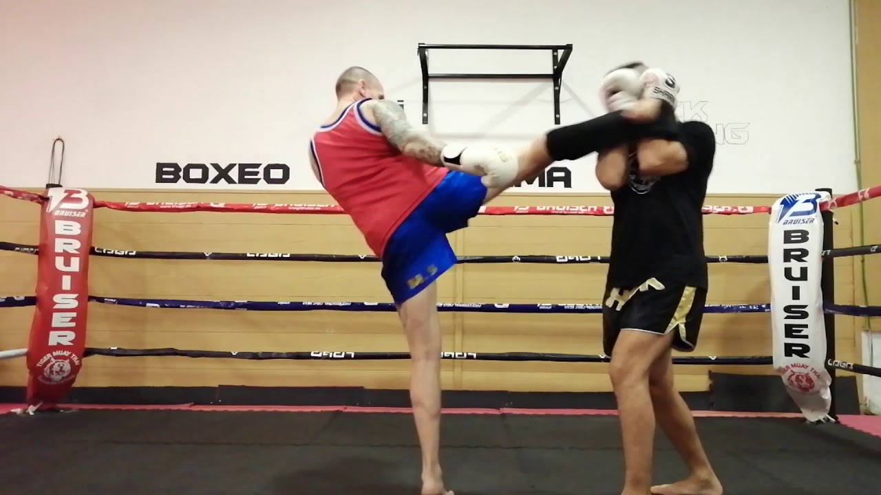 KICK BOXING.NIVEL BÁSICO 2. LECCIÓN 2. LOW KICK A PIERNA ATRASADA ...