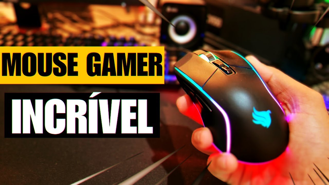 MOUSE GAMER PICHAU P301 COM RGB | ótimo custo benefício, dpi alto ...
