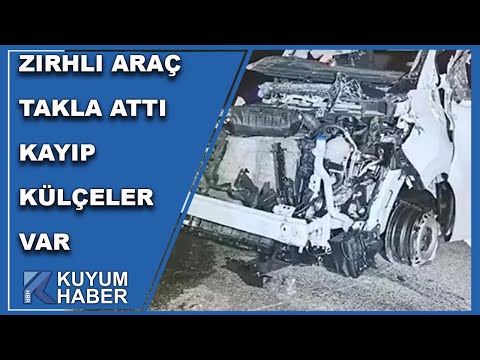 Bursa'da Altın Taşıyan Zırhlı Araç Takla Attı. Kayıp 11 Külçe Altından 3'ü Bulundu